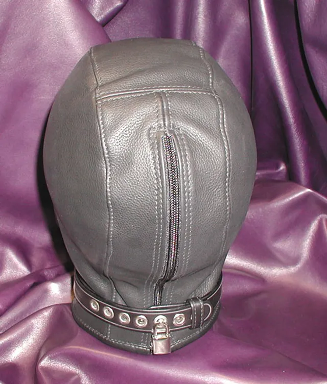 Locking Leather Bondage Hood | Specialist manufacturer for high quality ...